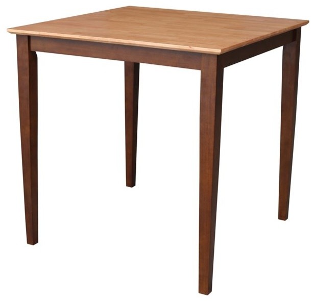 36 x 36 in Wood Counter Height Dining Table with Shaker Legs ...
