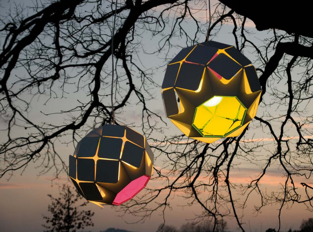 10 Creative and Colorful Outdoor Lights