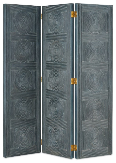 Santos Vintage Navy Screen - Tropical - Screens And Room Dividers - by ...