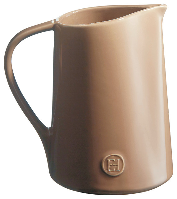 Emile Henry Oak Ceramic 1 Quart Pitcher - Contemporary - Pitchers - by BIGkitchen | Houzz