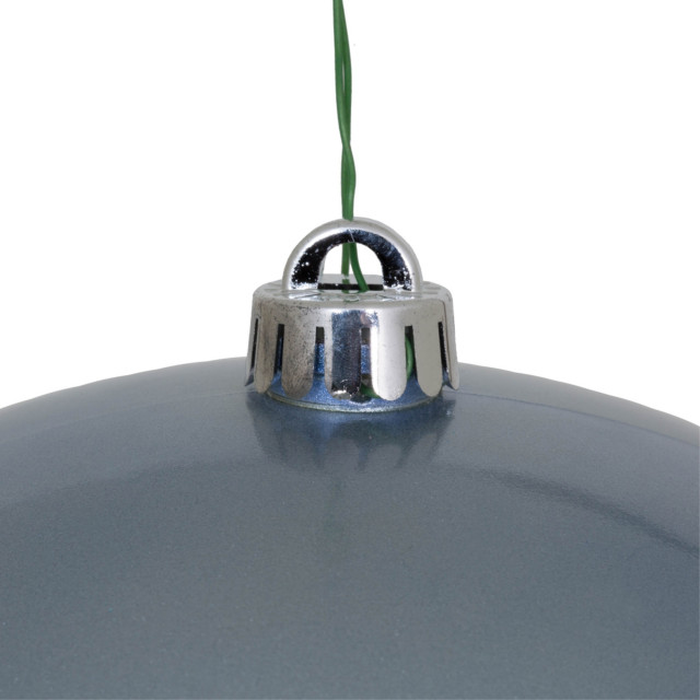 10" Periwinkle Candy Ball Uv Drilled - Contemporary - Christmas ...