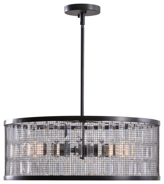 Kenroy 94073ORB 3-Light Pendant, Joann - Transitional - Pendant ...