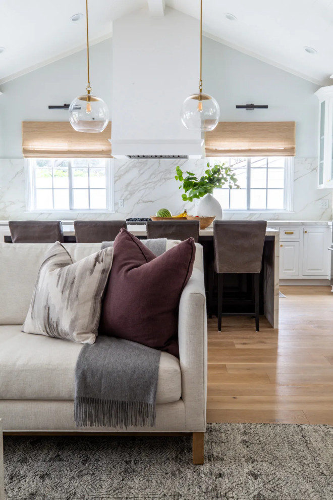 Modernizing a Classic Family Home - Contemporary - Living Room - Los ...