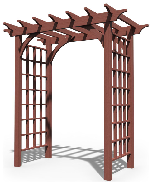 Pressure Treated Pine Canterbury Arbor - Transitional - Garden Arbors ...