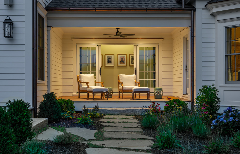 A Grand Country Getaway - Traditional - Porch - New York - by Crisp ...