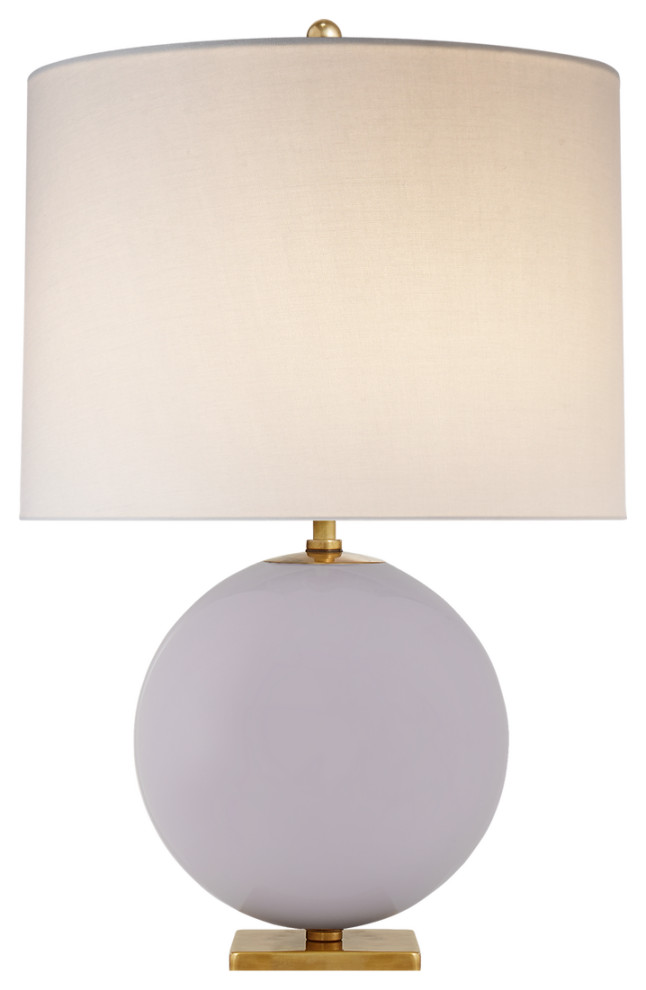 Elsie Table Lamp With Linen Shade - Contemporary - Table Lamps - by ...