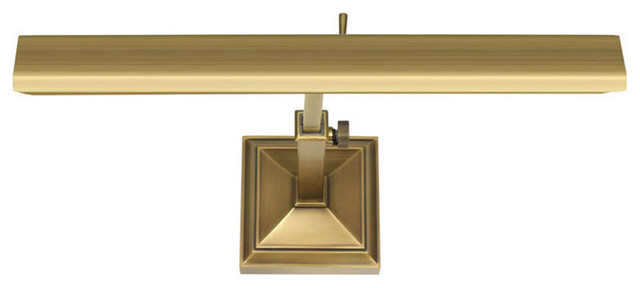 LED Picture Light 14" Hardwired Brass - Transitional - Display And ...