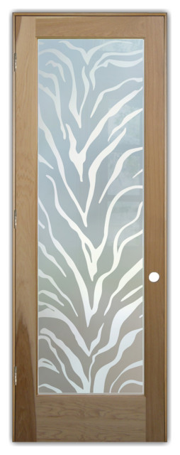 Interior Prehung Door or Interior Slab Door - Tiger Stripes - Primed ...