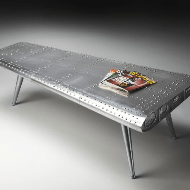 Aviator Coffee Table - Industrial - Coffee Tables - by HomeRoots | Houzz