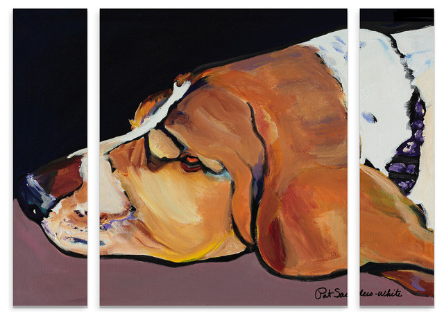 Pat Saunders-White 'Farley' Multi Panel Art Set Large, 41"x30 ...