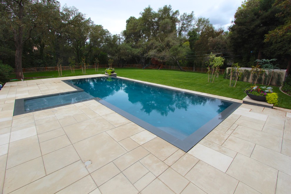 Arden-Arcade Perimeter Overflow Pool - Modern - Pool - Sacramento - by ...