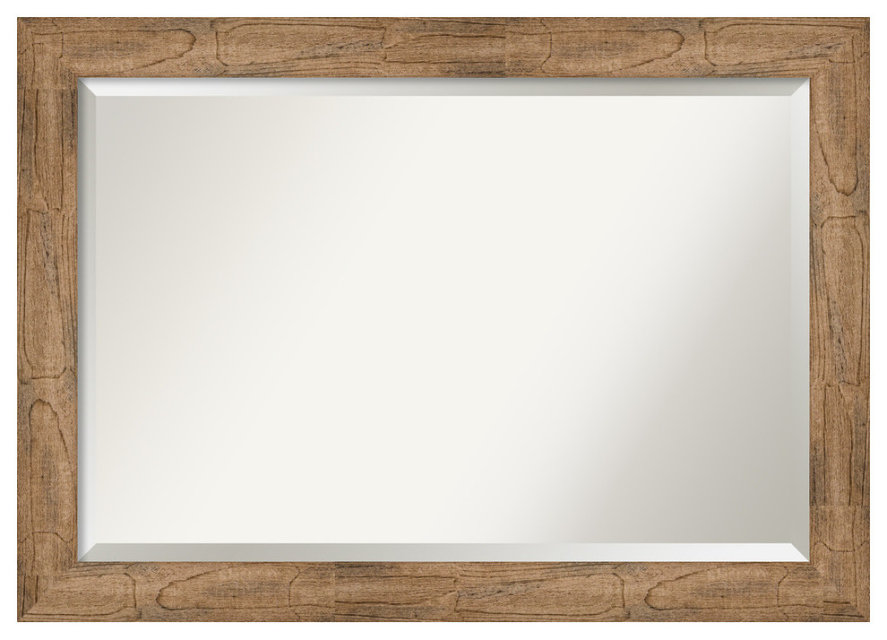 Owl Brown Wood Bathroom Mirror - Rustic - Bathroom Mirrors - by Amanti ...