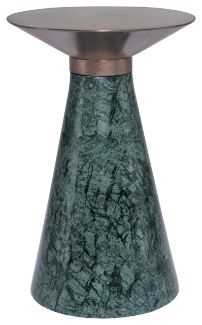 Iris Copper Metal Side Table - Contemporary - Side Tables And End ...