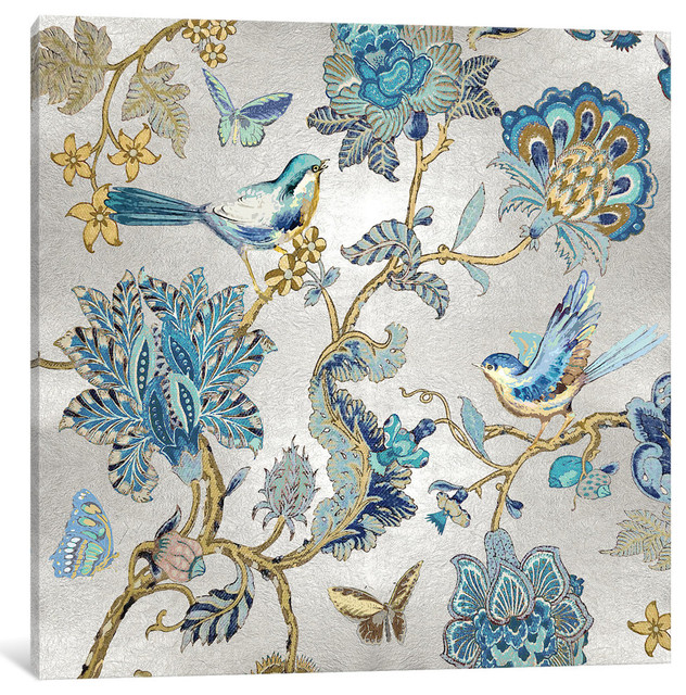 "Passing Thru II On Silver" by Renee Campbell, Canvas Print, 12x12x1.5 ...