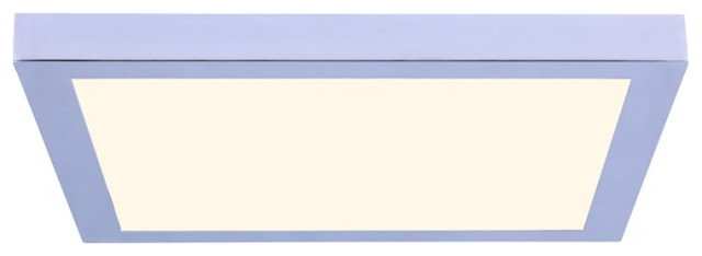 Canarm LED Disc Square Flush Mount, 3000K, Chrome - Modern - Outdoor ...