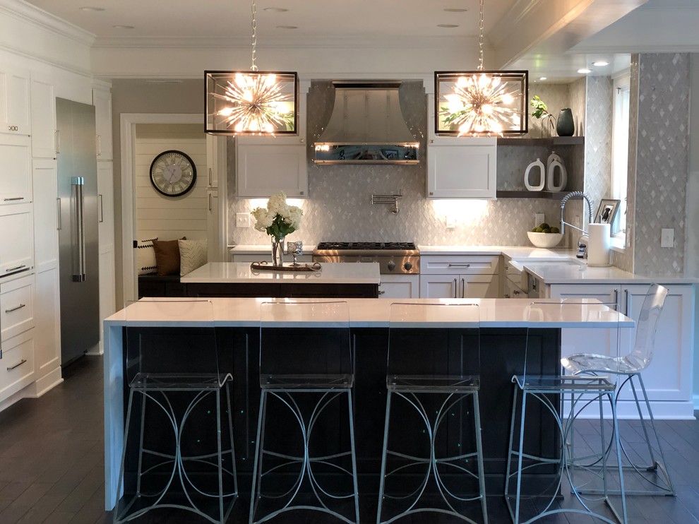 Modern-Rustic-Glam kitchen - Modern - Kitchen - Columbus - by Kish Home ...