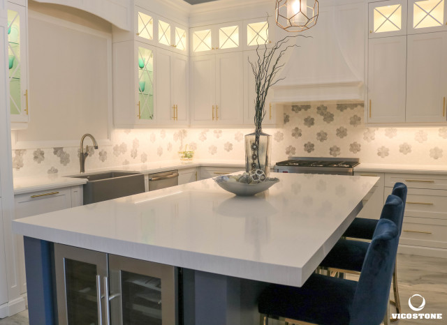 AVORIO QUARTZ COUNTERTOP BQ9606 - Modern - Kitchen - Toronto - by ...