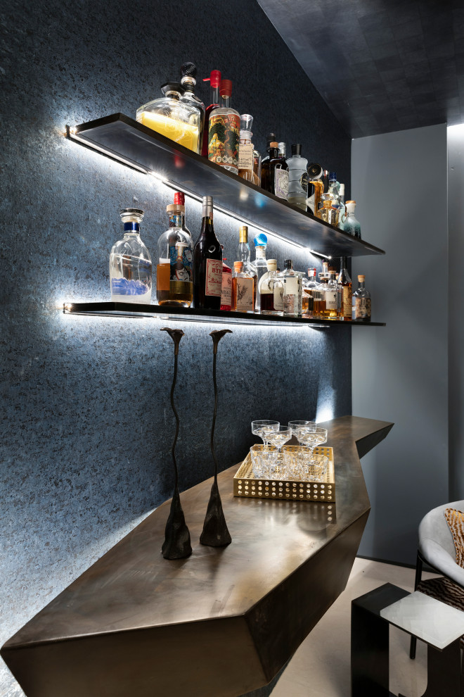 ASID MN Design Home 2024 - The Speakeasy - Contemporary - Home Bar ...