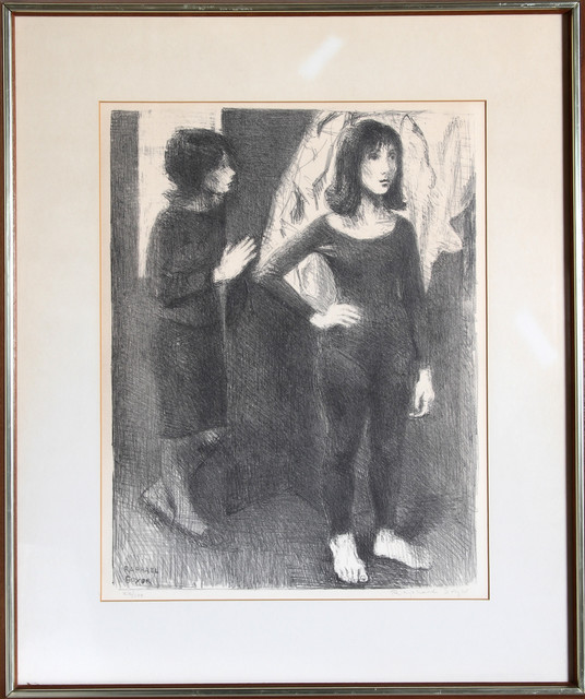 Raphael Soyer, Young Dancers, Lithograph - Contemporary - Fine Art ...