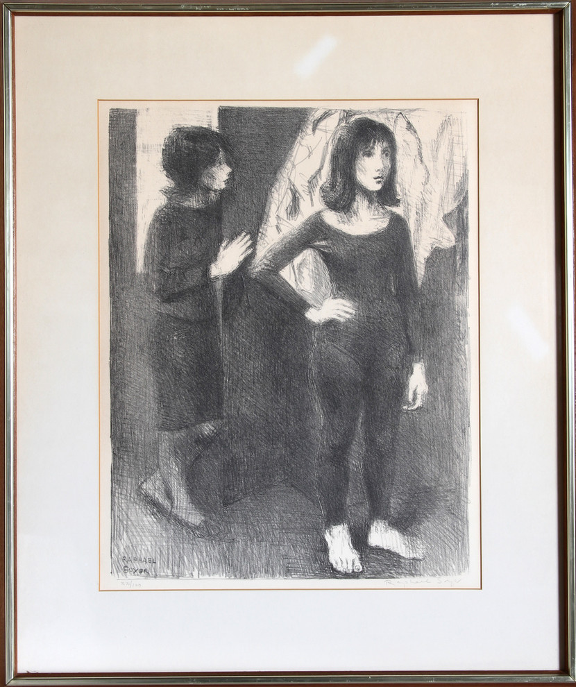 Raphael Soyer, Young Dancers, Lithograph - Contemporary - Fine Art ...