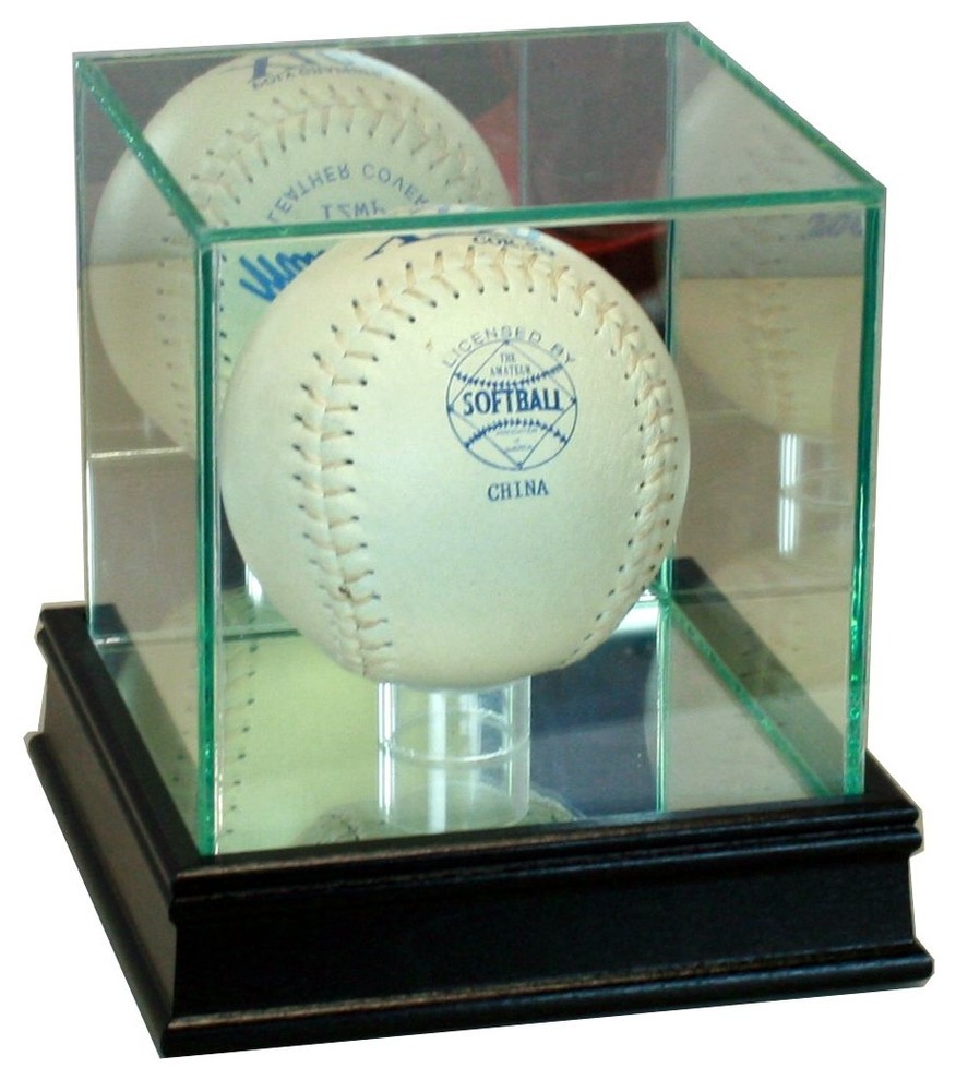 Softball Display Case - Traditional - Decorative Objects And Figurines ...