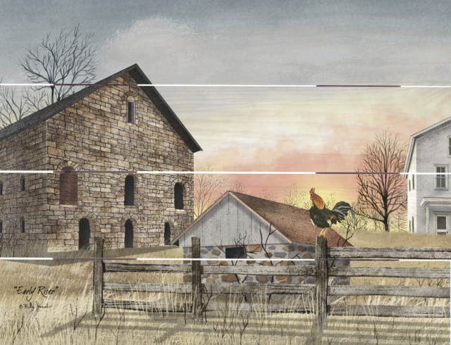 Early Riser Pallet Art - Farmhouse - Prints And Posters - by Furniture ...
