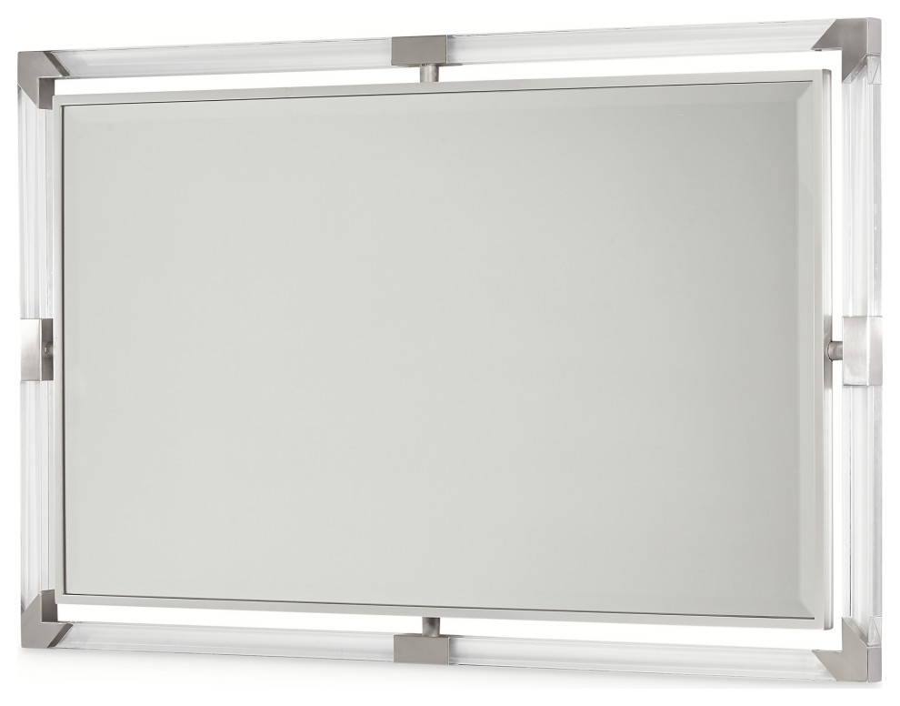 Penthouse Wall Mirror - Ash Gray - Transitional - Wall Mirrors - by ...
