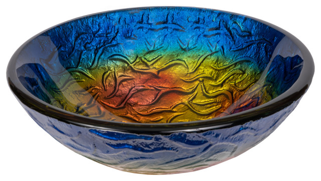 True Planet Glass Sink Bowl - Contemporary - Bathroom Sinks - by Unique ...