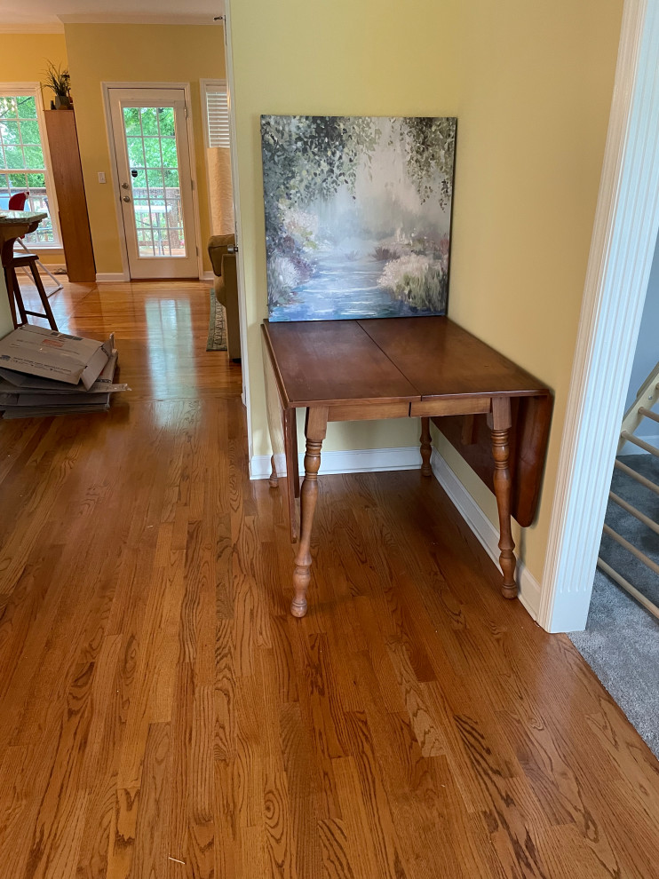 Styling large hallway table