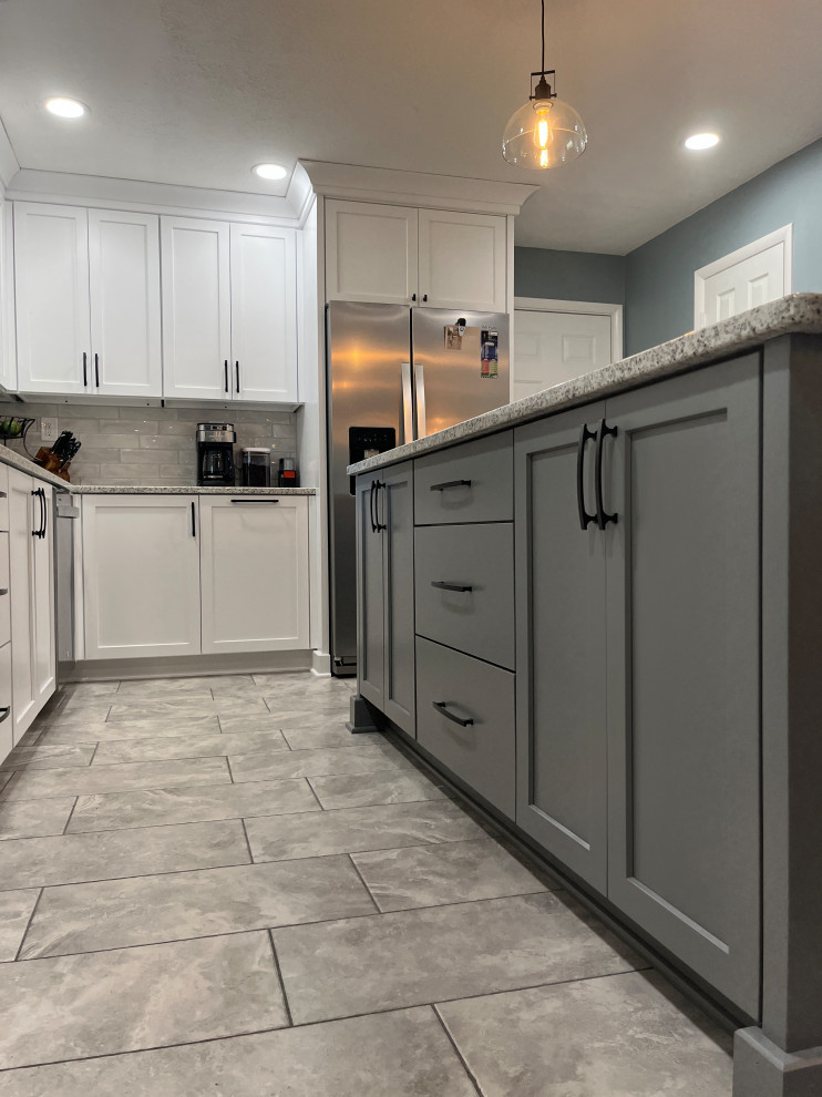 Indianapolis Kitchen Remodel & Open Floorplan - Casa de campo - Cocina ...