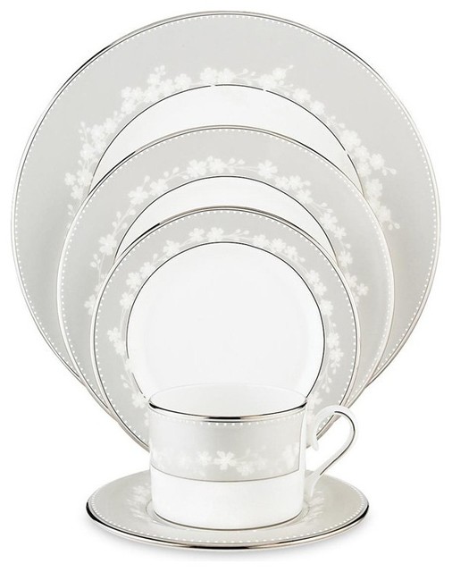 Lenox Bellina Bone China 5 Piece Dinnerware Set, Service For 1 ...