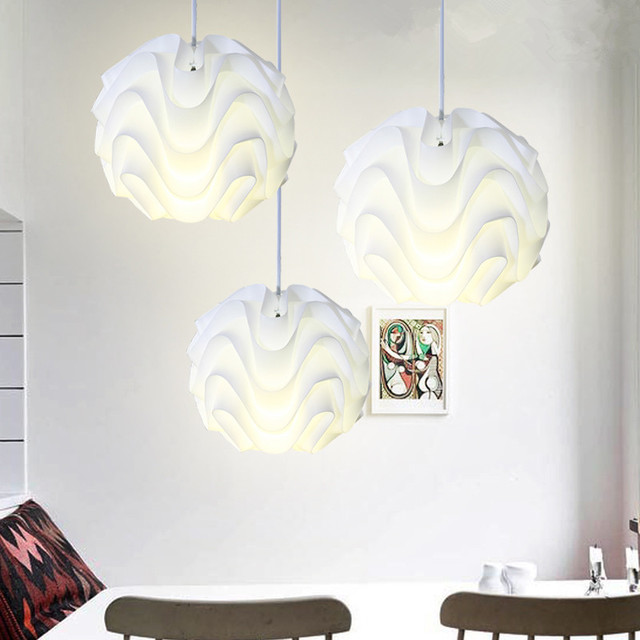 Akari Wave Hanging Pendant Lamp, Large - Contemporary - Pendant ...
