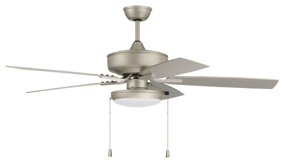 Craftmade 52" Outdoor Pro Plus Ceiling Fan With Light Kit, Painted ...