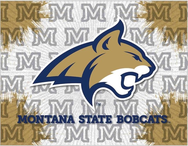 Montana State Logo Canvas, 20"x15" - Contemporary - Prints And Posters ...