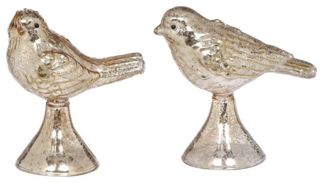 Mark Roberts 2022 Birds On Base, Assortment of 2 6" - Farmhouse ...