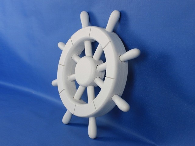 Decorative Ship Wheel, 12" - Beach Style - Decorative Objects And ...