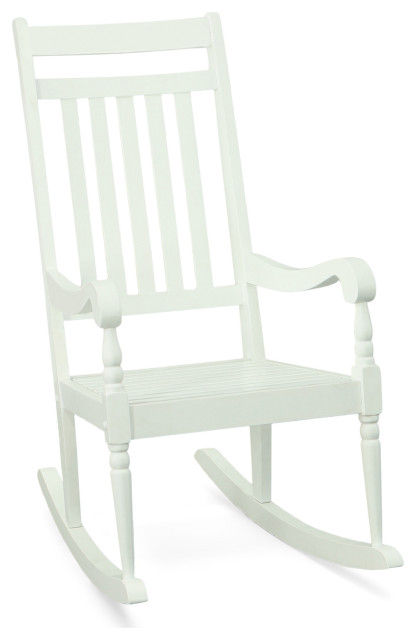 Hampton Elegant Acacia Rocker - Traditional - Rocking Chairs - by ...