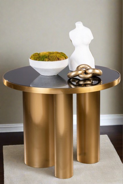 Balmain Round Accent Table - Contemporary - Side Tables And End Tables - by Statements by J | Houzz