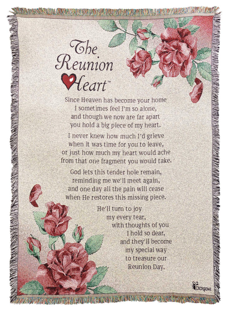 The Reunion Heart Throw 48"x68" - Contemporary - Throws - by New and ...