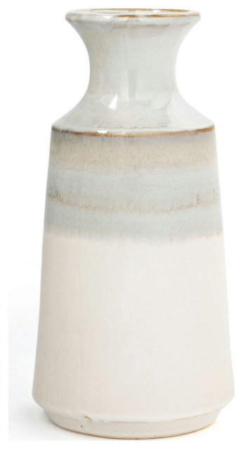 Nahla 12" Ceramic Table Vase Large - Farmhouse - Vases - by Timeout PRO ...