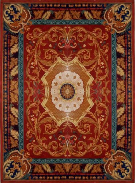 Safavieh Empire EM424A Rug, 8' Round - Traditional - Area Rugs - by ...