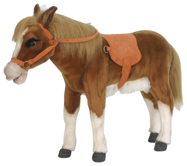 Pony Stuffed Animal - Contemporary - Kids Toys And Games - by Hansa ...