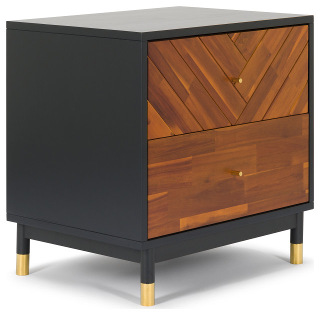 Jacob Side Table, Large - Contemporary - Nightstands And Bedside Tables ...