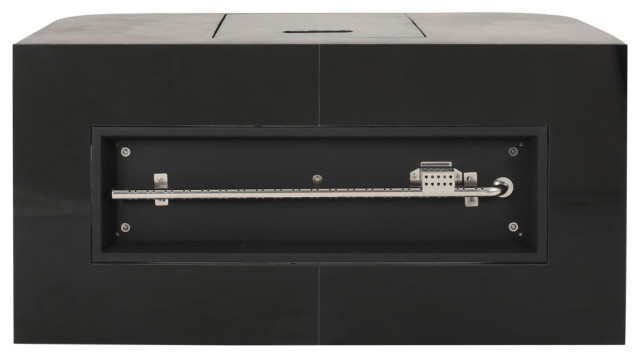 Gwen Outdoor Modern 40-Inch Rectangular Fire Pit - Industrial - Fire ...