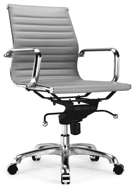 Century Aluminum Office Chair, Set of 2 - Contemporary - Office Chairs ...