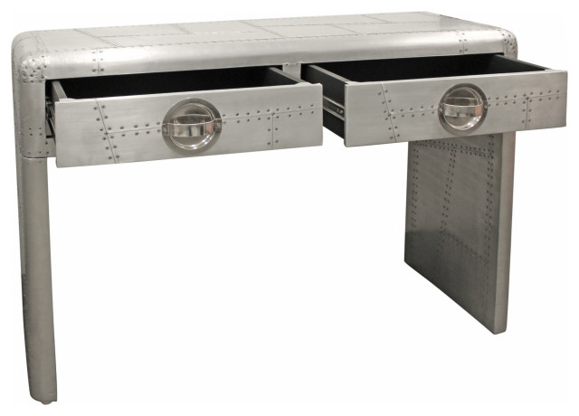 Pilot 2 Drawer Console Table - Industrial - Console Tables - by Moti ...