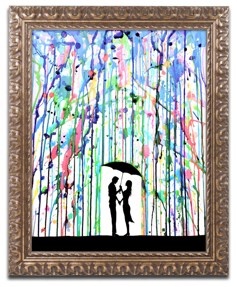 Marc Allante 'Pour Deux' Ornate Framed Art, 14 x 11 - Traditional ...