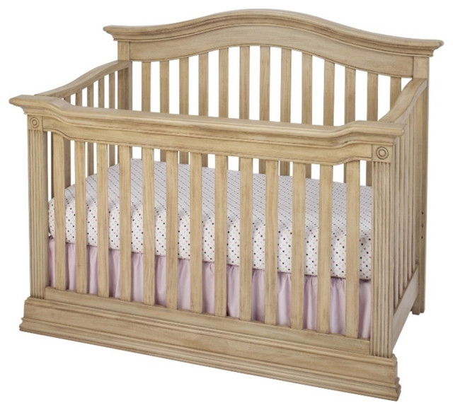 Baby Cache Montana Traditional Wood 4-in-1 Convertible Crib in ...