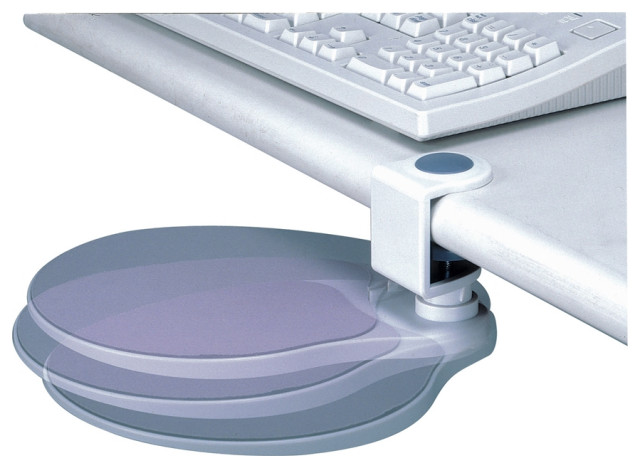 Aidata Under-Desk Mouse Platform, Black - Contemporary - Desk ...