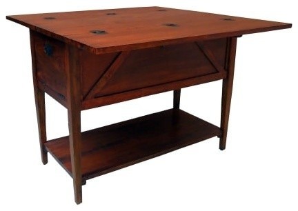Workshop Island - Transitional - Kitchen Islands And Kitchen Carts - by ...